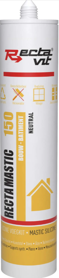 Rectavit RM150 Bouw Silicone 310 ml | Transparant