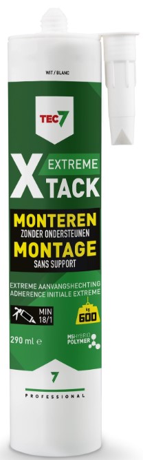 Tec7 X-Tack Montagekit 290ml Wit | Wit | 090300000141